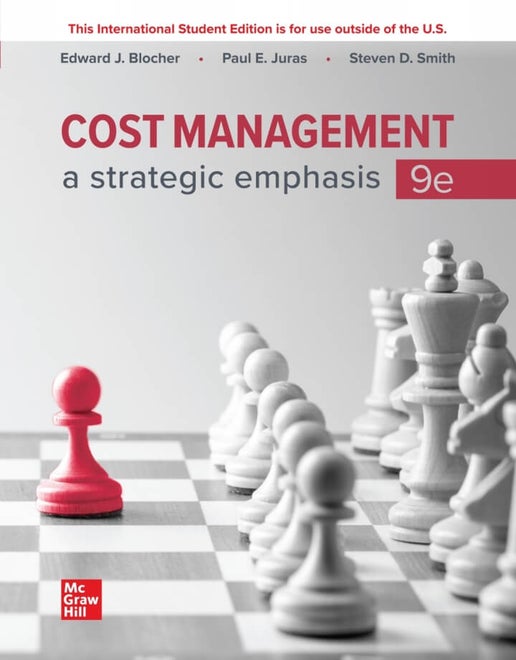 Ise Cost Management - A Strategic Emphasis 9ed | Campus Books